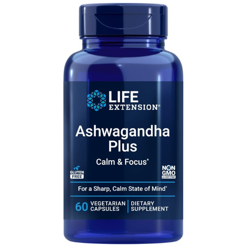 Life Extension Ashwagandha Plus Calm & Focus, 60 gélules | eBay