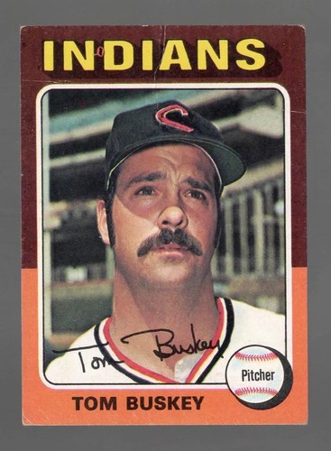 1975 Topps Tom Buskey Cleveland Indians #403 Good (crease) | eBay