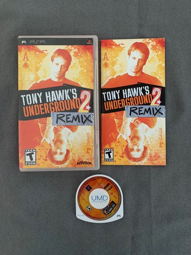 Tony Hawks Underground 2 Remix For PSP - COMPLETE - (Disk Case & Manual ...