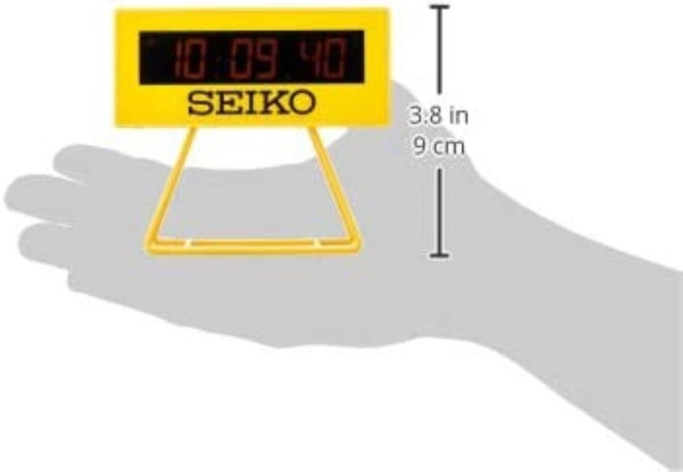 SEIKO Mini Sports Timer Clock Digital SQ815Y FedEx | eBay