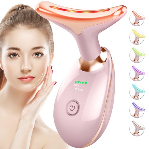 Red-Light-Therapy-for-Face-and-Neck, 7 Color Face Massager Tool for ...