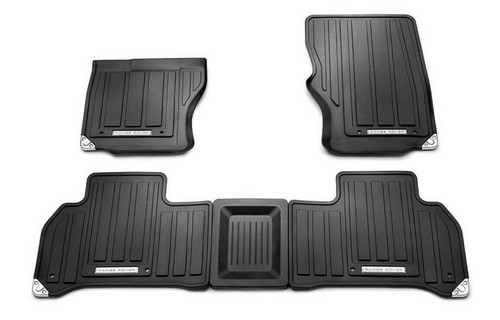 LR Range Rover L405 LHD SWB Rubber Floor Mats Set FRONT & REAR ...