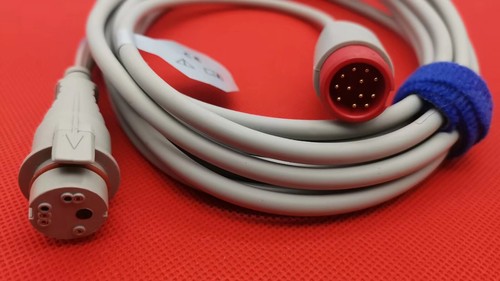 EDAN IBP 12 Pin to BD Transducer Invasive Blood Pressure Cable for ...