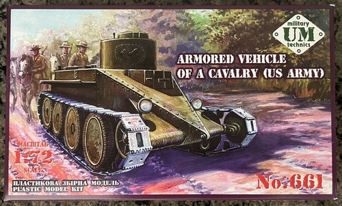 UM 1/72 Christie M1931 Tank US Army Cavalry NEW, with Photo Etch, RARE ...