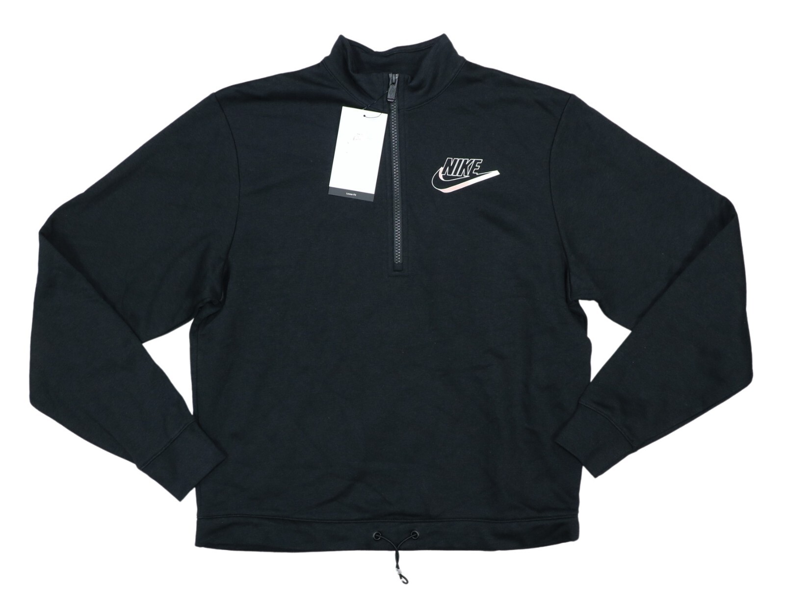 Nike Easy Fleece Half Zip Mock Neck Pullover Women's Sweatshirt NWT | eBay