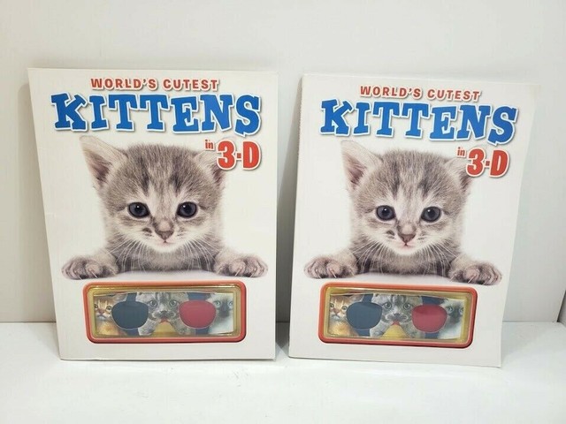 2-pack Scholastic World's Cutest Cats and Kittens in 3d for sale online ...