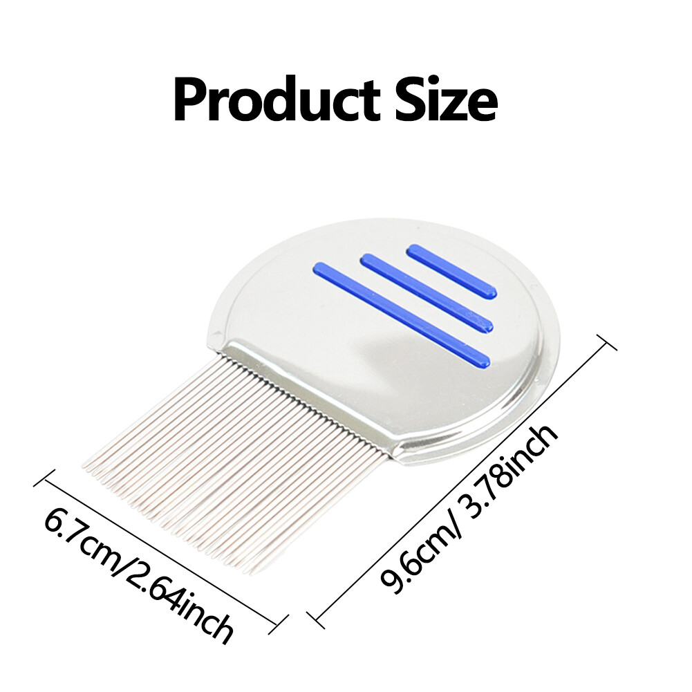 3pcs Remove Nits And Fleas Professional Non Slip Lice Combs ...