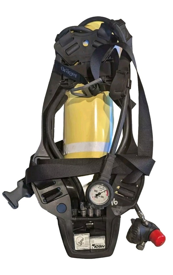 DRAGER Dräger Pas Lite SCBA W/Bottle | eBay