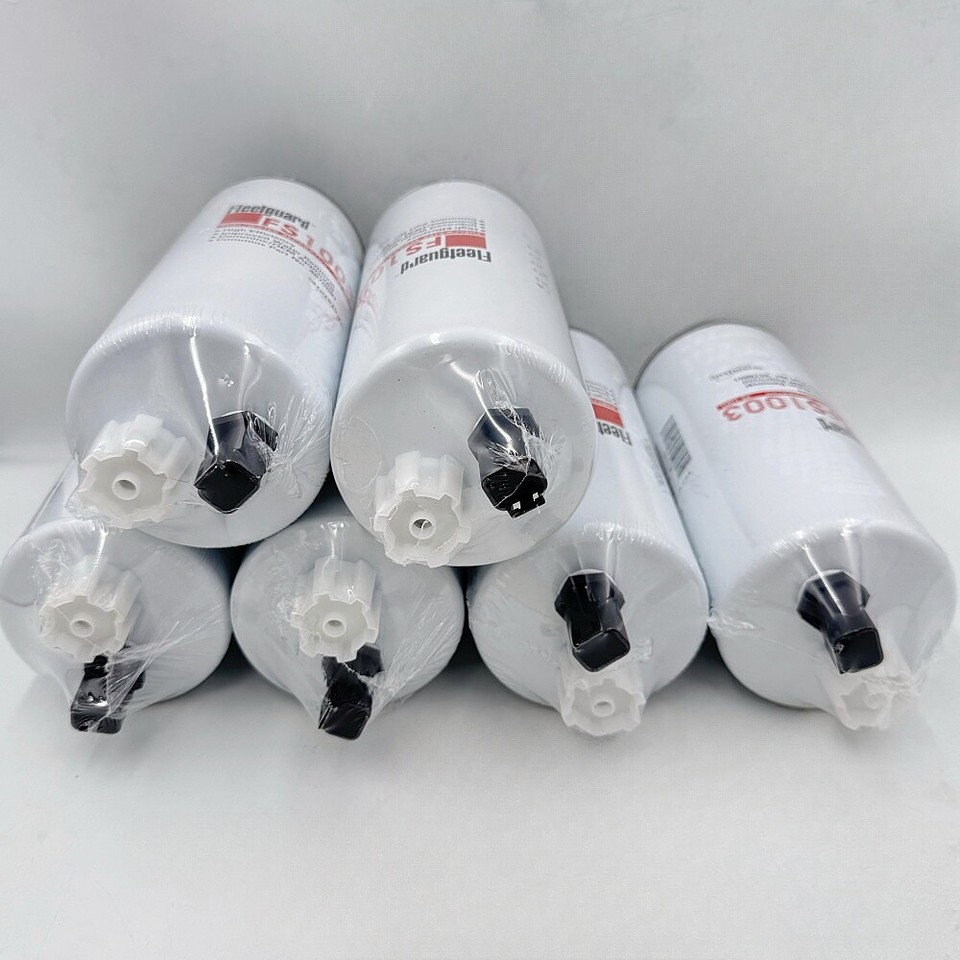6PCS Fuel Filter with Water Separator Part Number FleetGuard FS1003 US ...