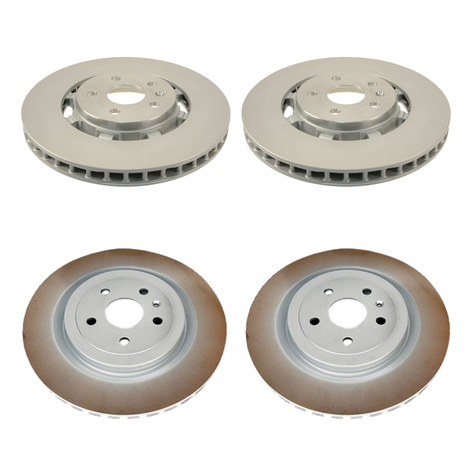 ACDelco GM OE Front 368mm Rear 363mm Brake Kit Disc Rotors For CTS J56 ...