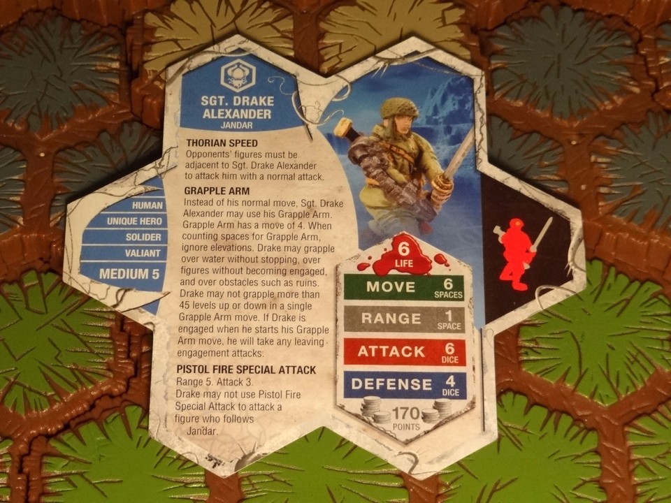Sgt Drake Alexander - Heroscape - Swarm of the Marro | eBay