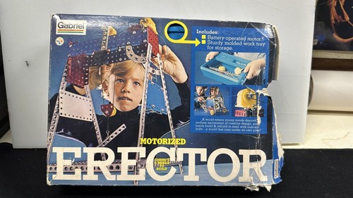 Vintage 1970s Gabriel Erector Set in Blue Box Case Free Shipping | eBay
