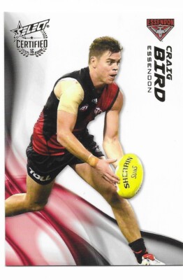 2016 AFL SELECT CERTIFIED ESSENDON BOMBERS CRAIG BIRD # 55 CARD | eBay