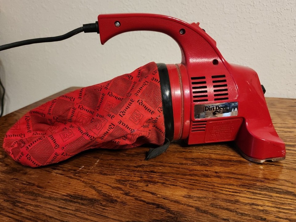 Vintage Dirt Devil Hand Vac Vacuum Model 103 RED with Original Box ...