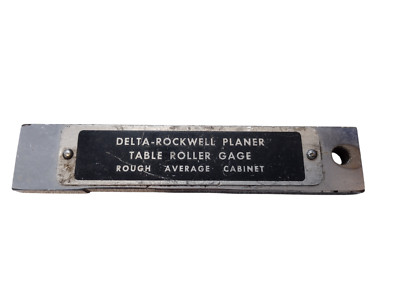 428-01-350-5002 Table Roll Gauge for Delta Rockwell 22-101 Planer Old ...