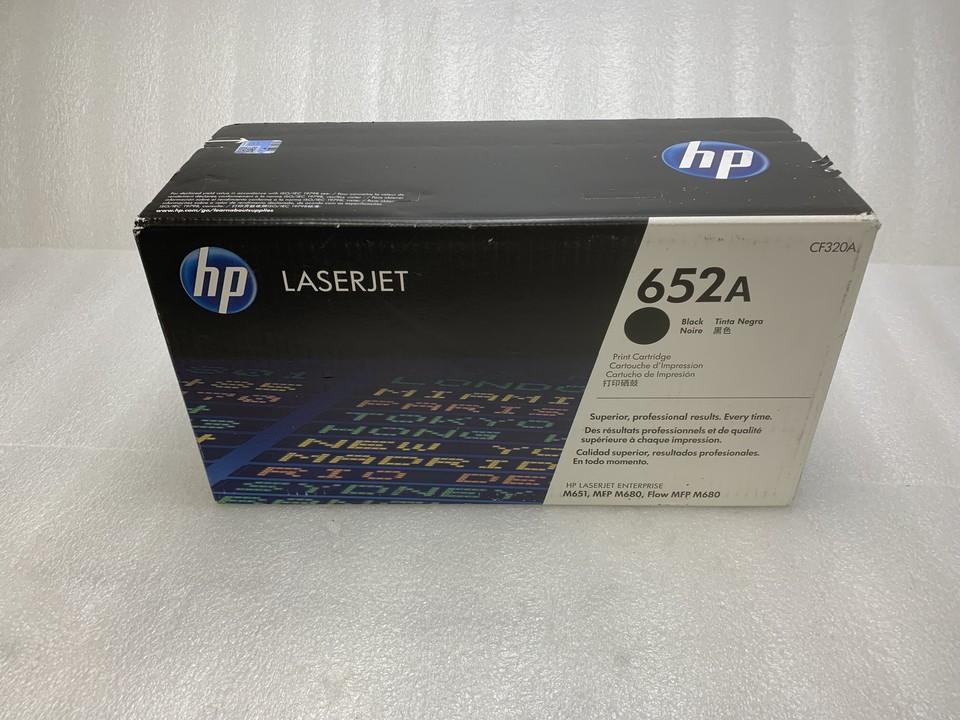Genuine HP 652A Black CF320A Print Toner Cartridge For M651, MFP M680 ...