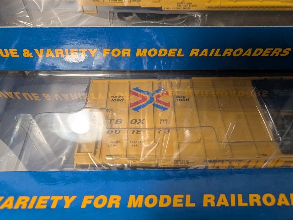 HO Scale Walthers Mainline 60' Hi Cube 4 Different #s TTX All Mint | eBay