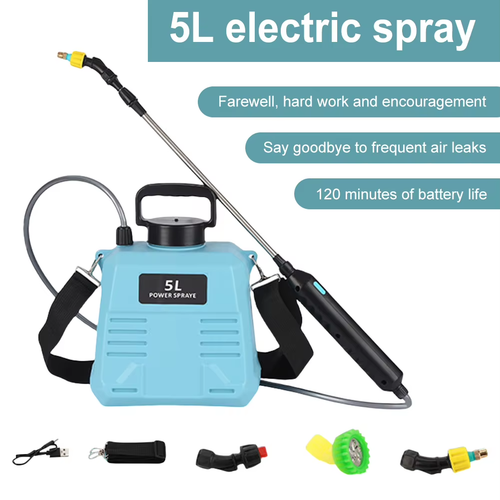 5/8L Electric Sprayer Rechargeable Plant Sprayer Watering Can with ...