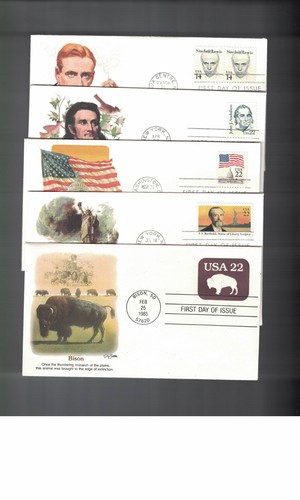 US FDC FIRST DAY COVERS 1980'S FLEETWOOD LOT OF 33 #8 | eBay