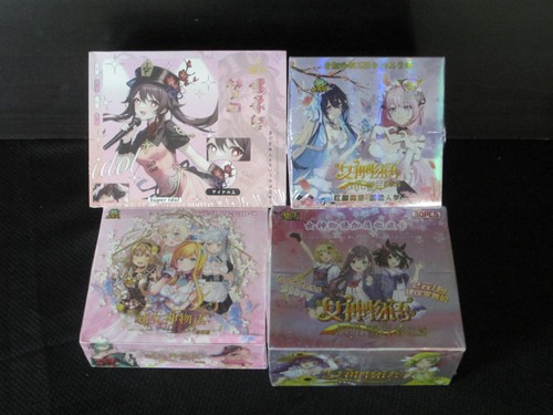 4 box Lot Goddess Story Anime Waifu Cards Sealed Value bundle Lot US ...