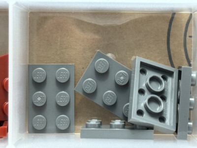 LEGO Parts - Dark Bluish Gray Plate 2 x 3 - No 3021 - QTY 5 | eBay