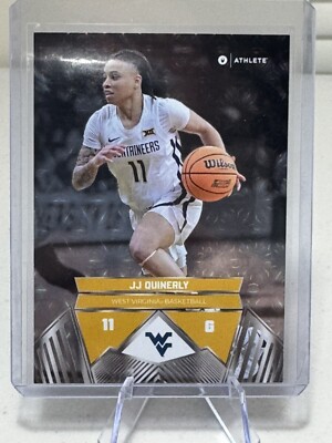 2025 Onit West Virginia Mountaineers JJ QUINERLY Holo Foil SILVER ...