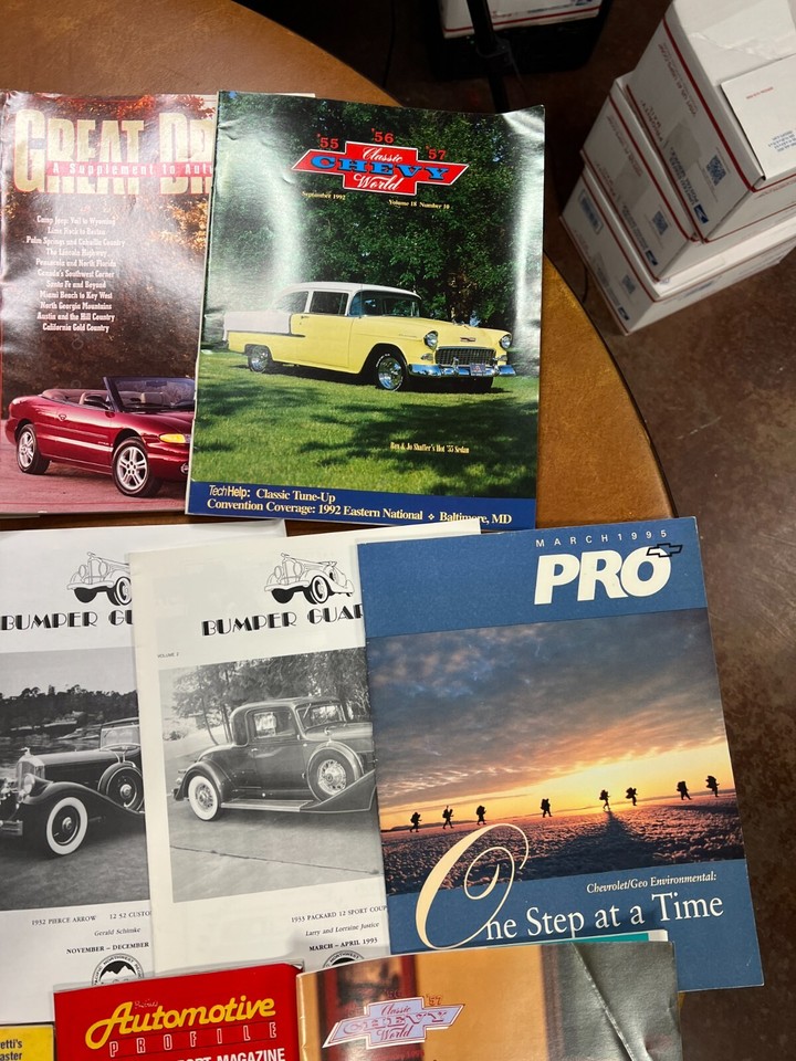 Vtg Mixed Lot of 20 Automotive Cars Magazines 1940's, 1950's, 1980's ...