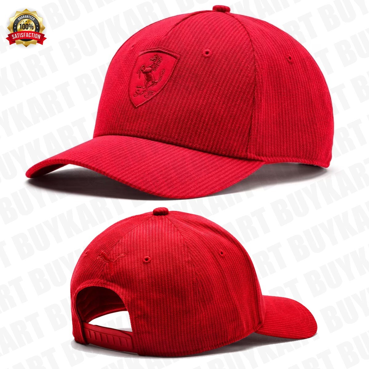 SCUDERIA FERRARI BASEBALL CAP PUMA CAP STRIPPED RED DESIGN FERRARI CAP ...