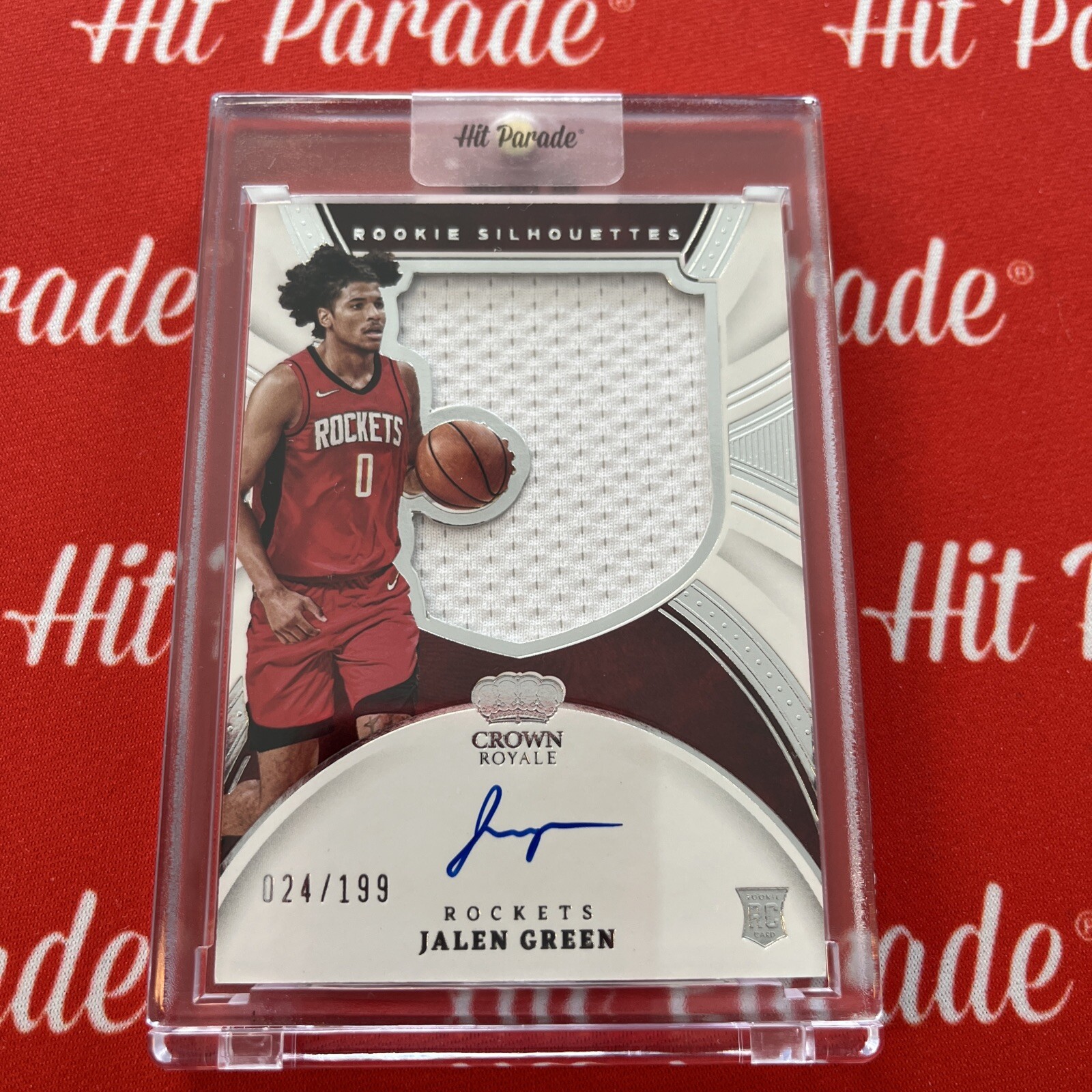 Jalen Green 2021-22 Crown Royale Rookie Silhouettes /199 On Card Auto ...