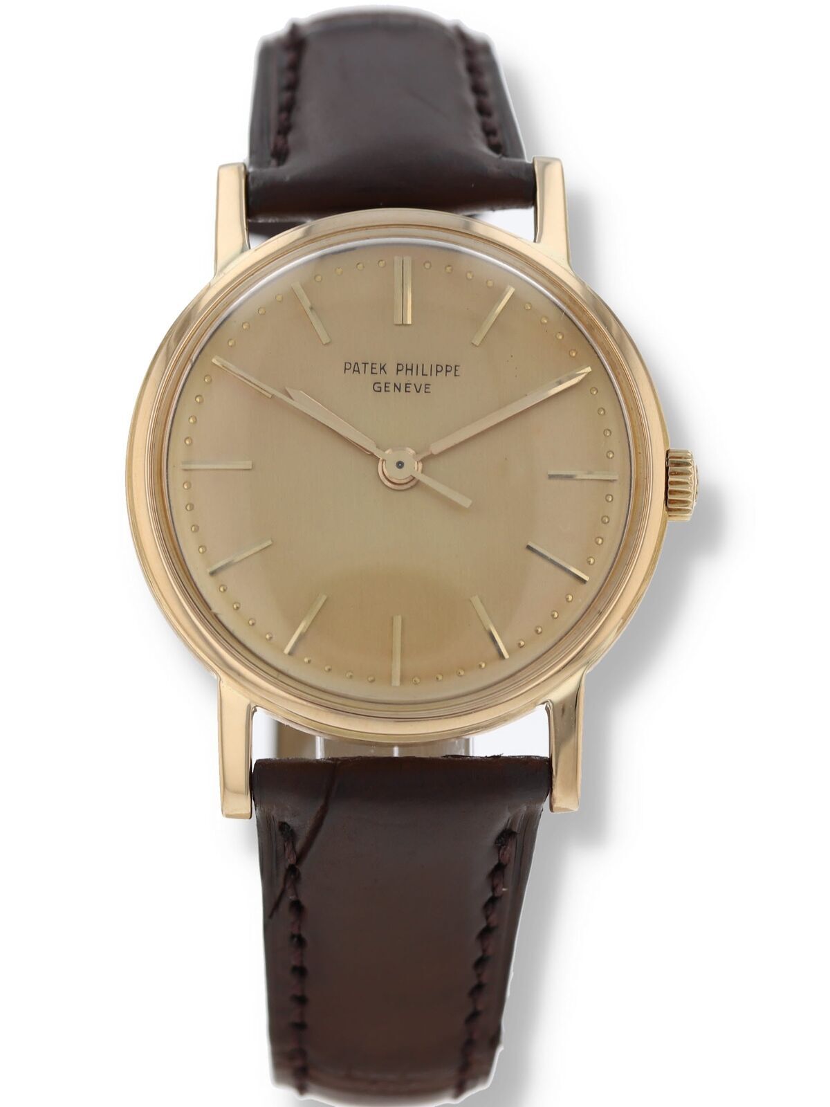 Patek Philippe Calatrava Champagne Men's Watch - 3423 for sale online ...