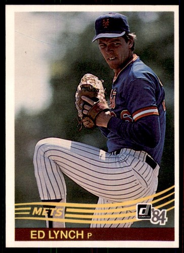 1984 Donruss. Ed Lynch . New York Mets #75 | eBay