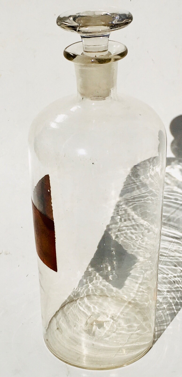 Antique Old 19th Century Hand Blown Glass Elixir Bottle Pontil Label ...