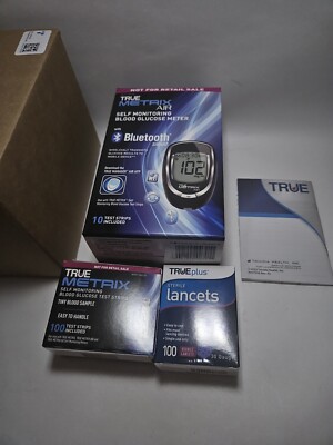 True Metrix Blood Glucose Meter Kit - Includes Strips & Lancets. | eBay
