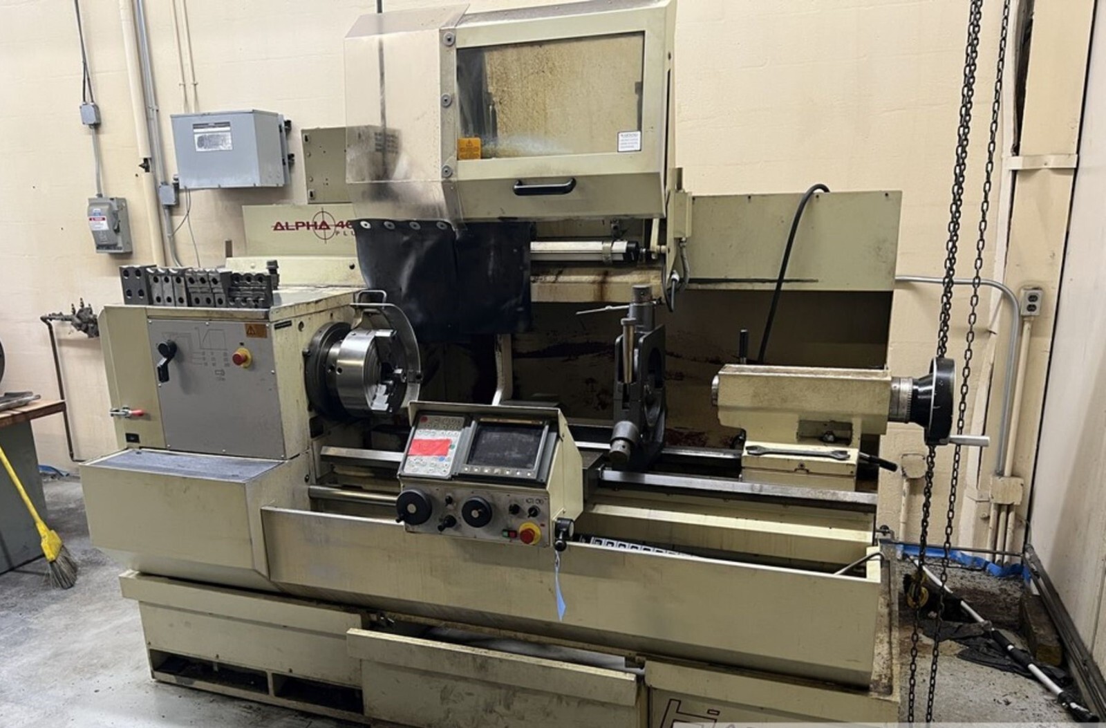 18/28" x 40" HARRISON ALPHA "460 PLUS" COMBINATION MANUAL CNC LATHE ...