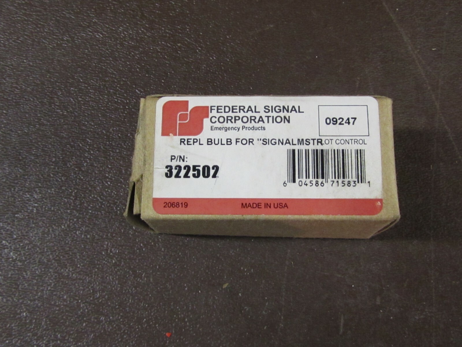 NEW FEDERAL SIGNAL 322502 BULB 27 WATTS 12 VOLT | eBay