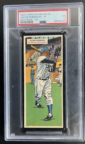 1955 Topps Double Headers - #25-26 Jackie Robinson, Don Hoak | eBay