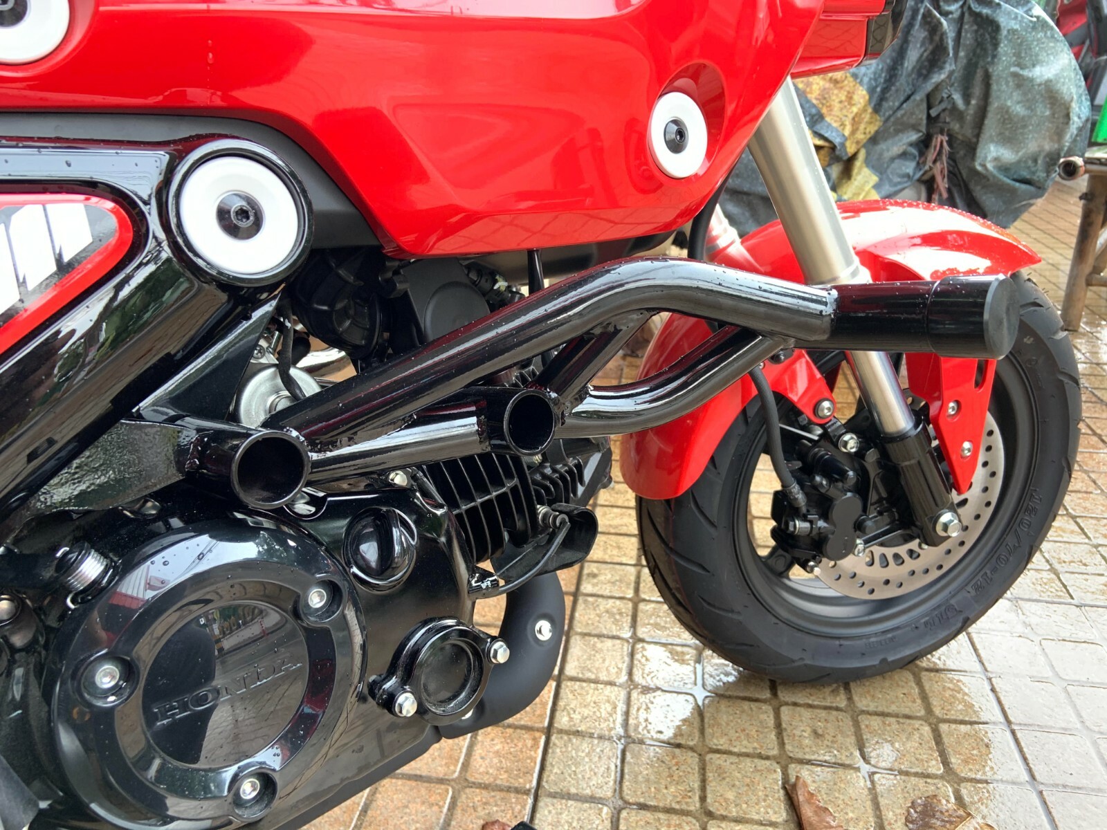 Crash Cage Motorcycle Motors Pro Stunt Part Accessory Fit Honda Grom ...