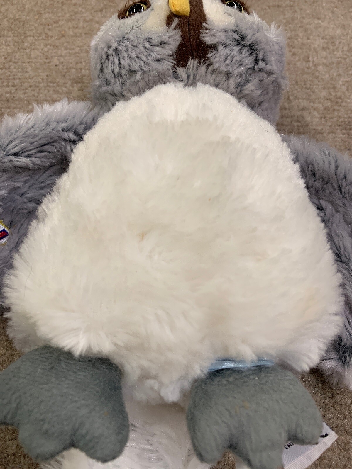 Webkinz Grey Owl & Lil Kinz Robin Used No Code Plush Stuffed Animal Toy ...