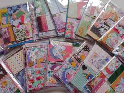 Mixed Patterned Craft Card & Paper - Assorted Paper Craft Bundle | eBay UK