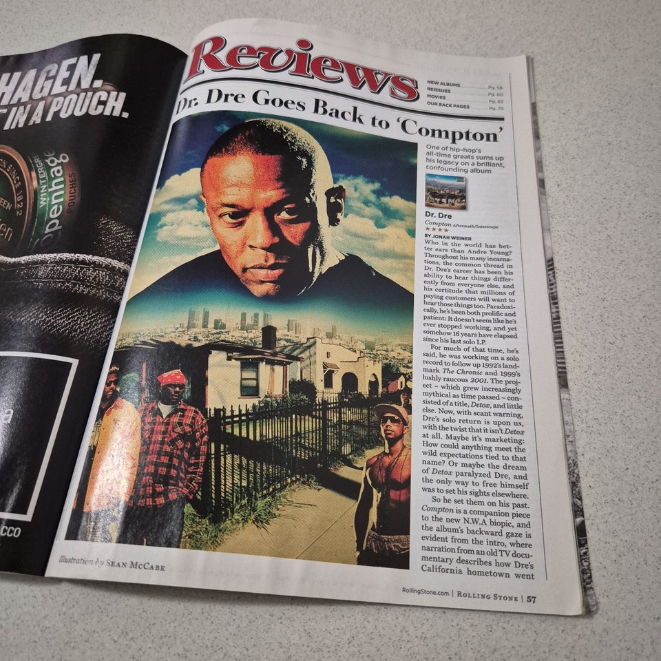 Rolling Stone Magazine - Issue 1242 August 27, 2015 Dr. Dre & Ice Cube ...