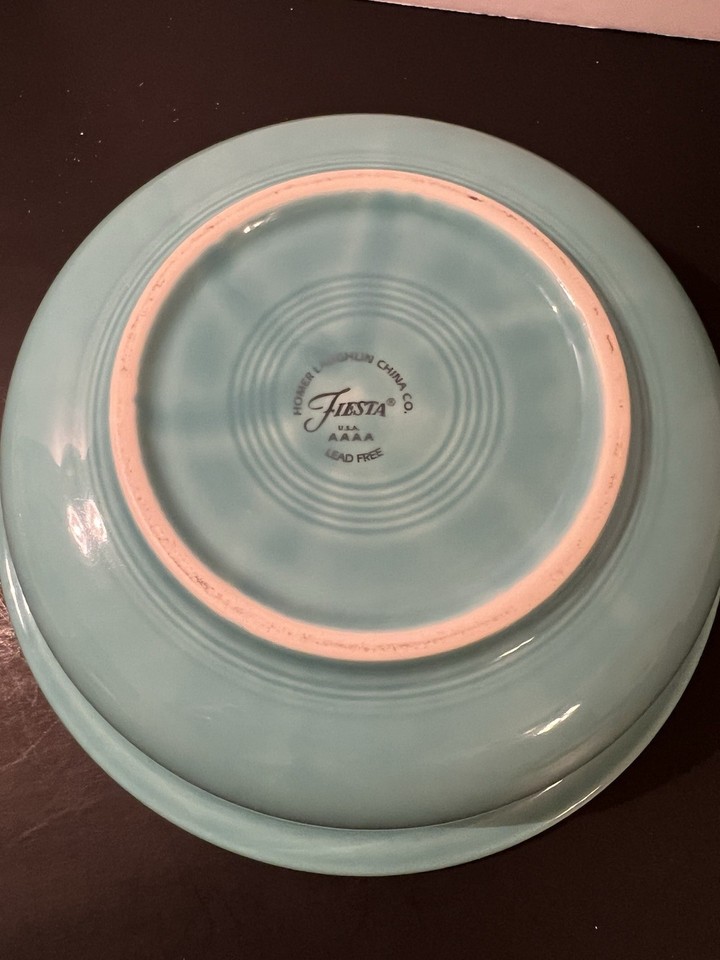 Fiesta PETWARE Homer Laughlin Dog/Cat Food Bowl ~Blue 8.5”x3” | eBay