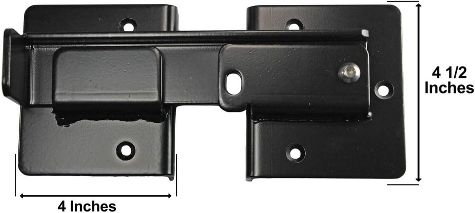 Double Gate Flip Sentry Gate Latch-Flip Latch, Latches Two Gates ...