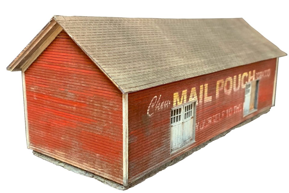 HUDSON RIVER MODEL COMPANY HO SCALE FRUIT STORAGE BARN / GARAGE ...