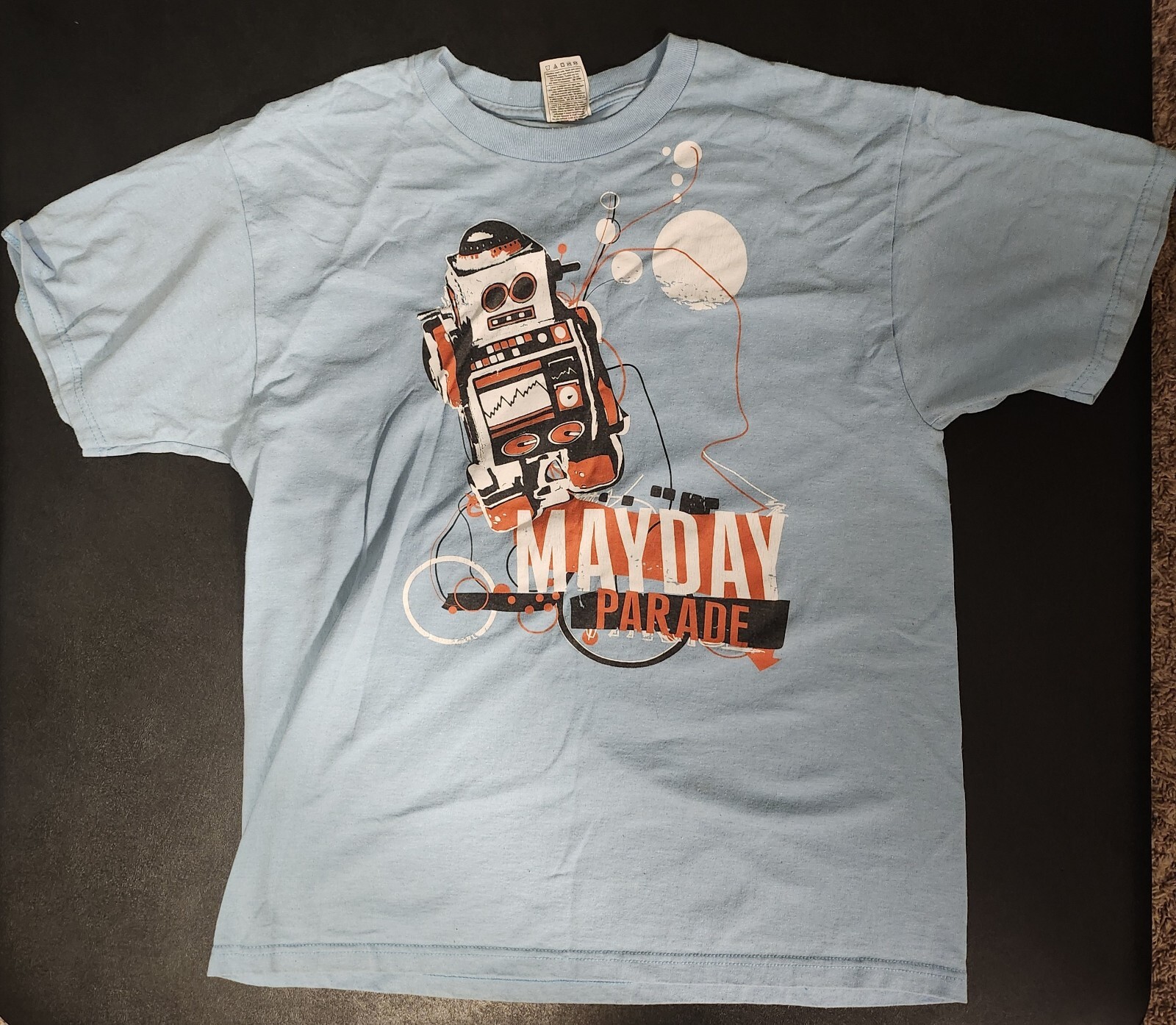 Mayday Parade Robot Pop Punk Rock Band T Shirt (2007)… - Gem