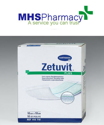 Hartmann Zetuvit Plus Dressing 10cm x 10cm pack of 5 | eBay UK