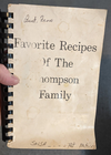 Favorite Recipes of The Thompson Family Cookbook 1975 Ray & Edna ...