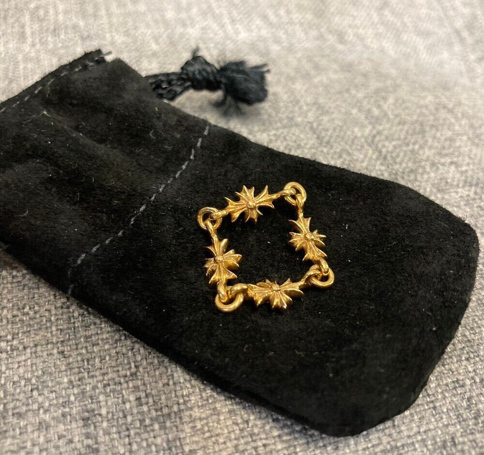 Chrome Hearts 22K Tiny 4 Link Ring G061711 148410568 | eBay UK