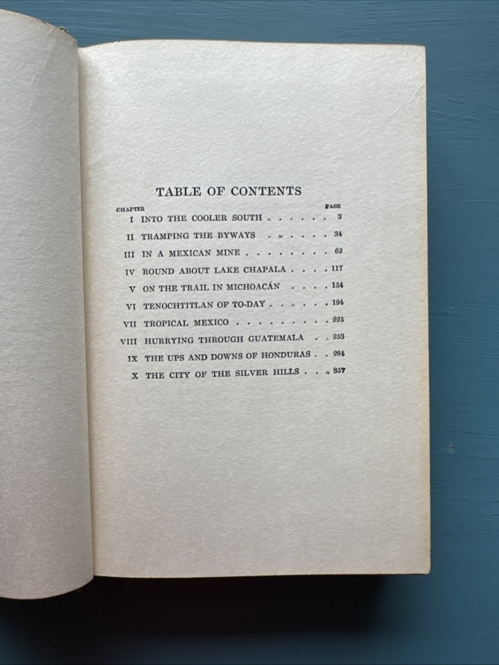 Tramping Through Mexico Guatemala & Honduras 1921 Harry Franck Color ...