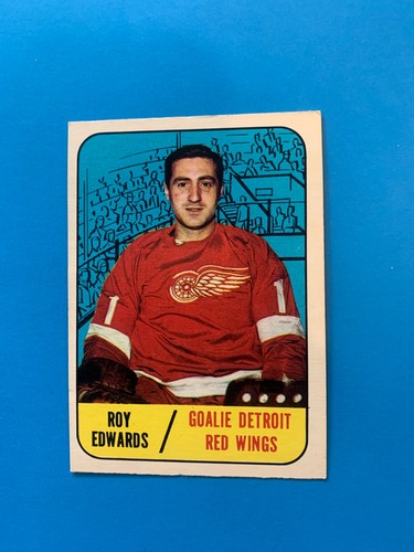 67/68 Topps #106 Roy Edwards Detroit Red Wings RC NM | eBay