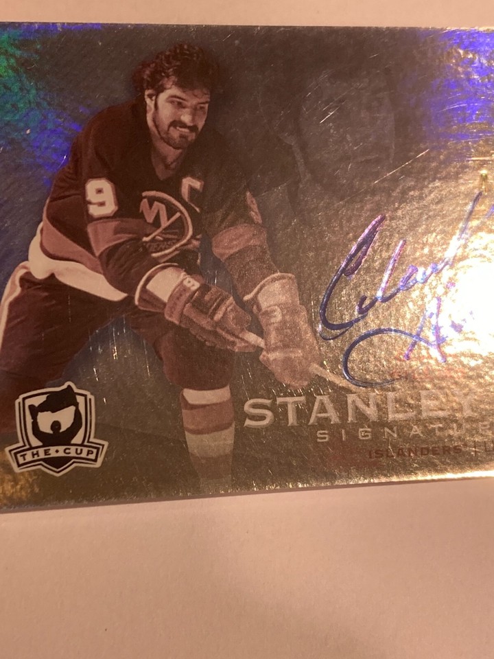 Clark Gillies 2009-10 UD The Cup Stanley Cup Signatures Autograph Card ...